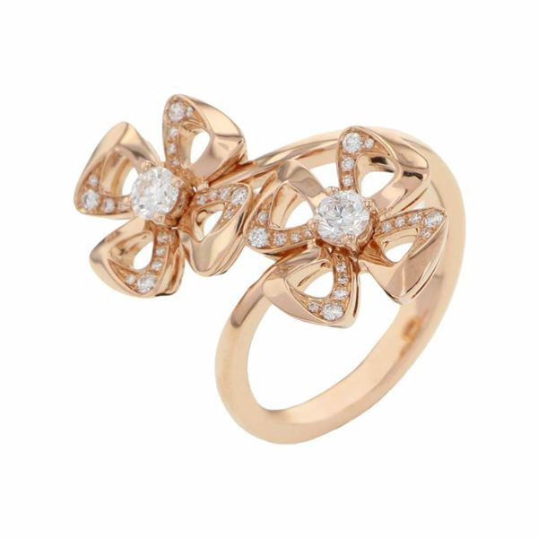 ブルガリ リング フィオレヴァー リング ダイヤモンド0.3ct ブルガリ リング フィオレヴァー リング ダイヤモンド0.3ct