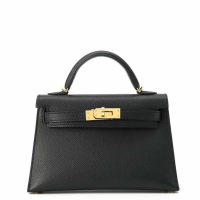 エルメス ハンドバッグ ミニケリードゥ 外縫い ブラック エルメス ハンドバッグ ミニケリードゥ 外縫い ブラック